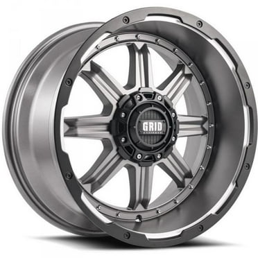 Grid OffRoad GD04 Custom Wheel for 22x12 inch Gloss Graphite w/Milling ...