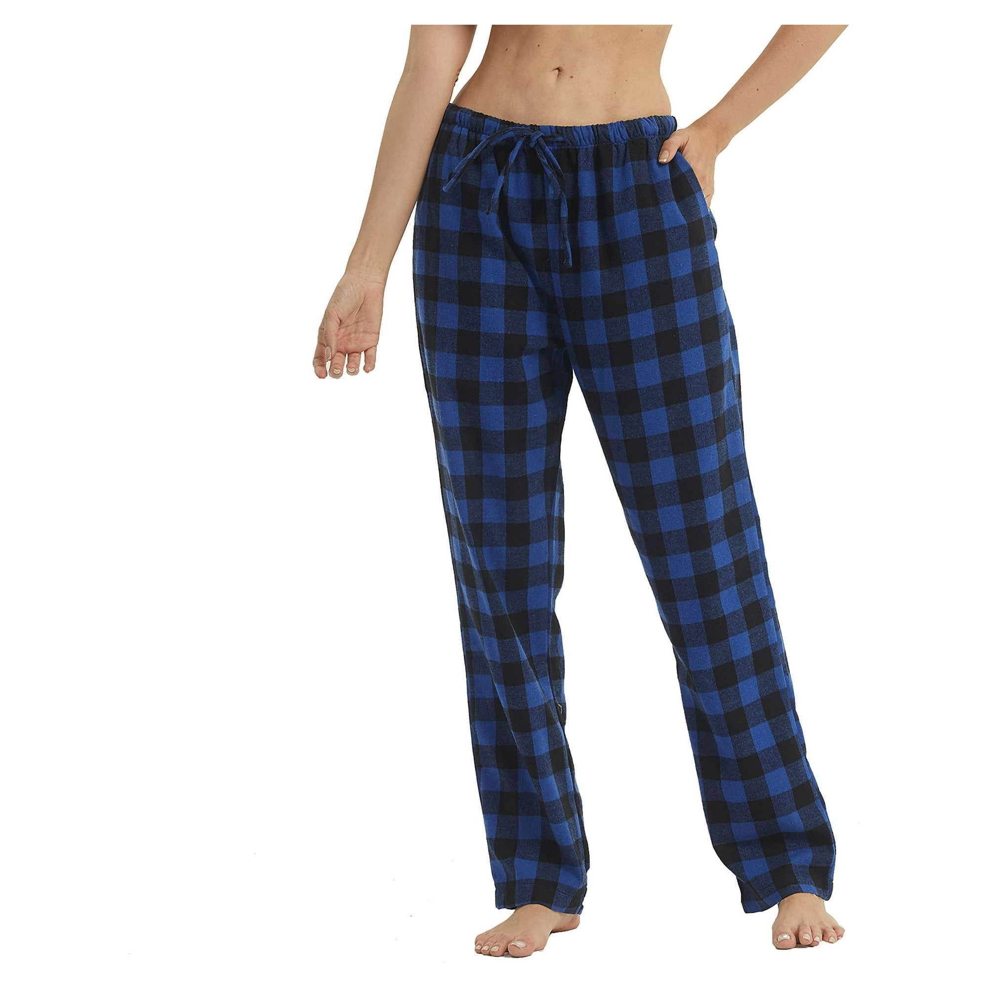 Click here for Lanbaosi Women Flannel Plaid Pajama Pants Relaxed... prices