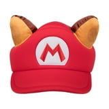 Bioworld Super Mario Raccoon Cosplay Hat, Red, 58cm, Polyester, Fan ...