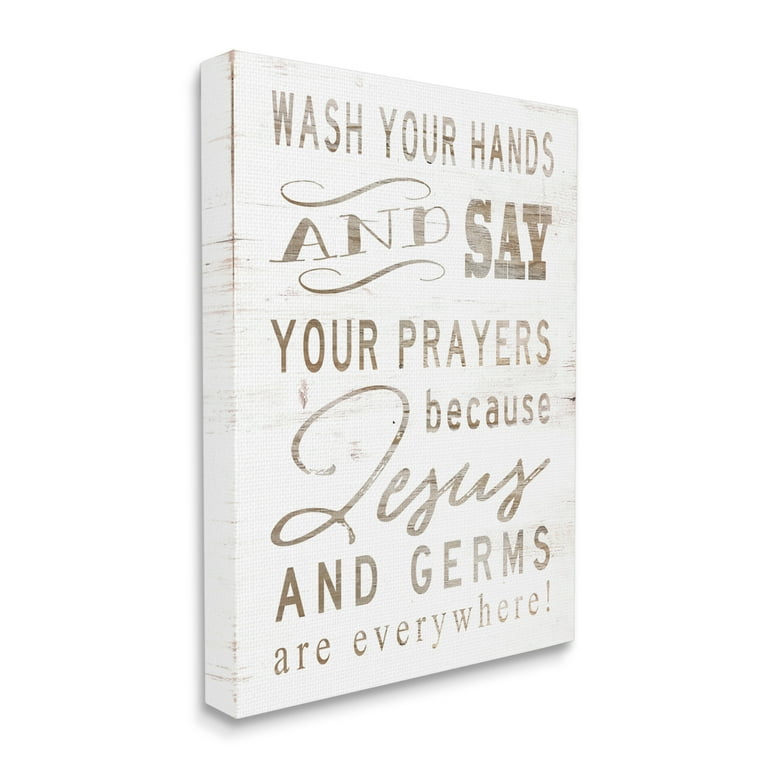 Jesus And Germs Are Everywhere Sign