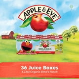 Apple & Eve Sesame Street Organics Mini Juice Boxes, Elmo's Punch for ...