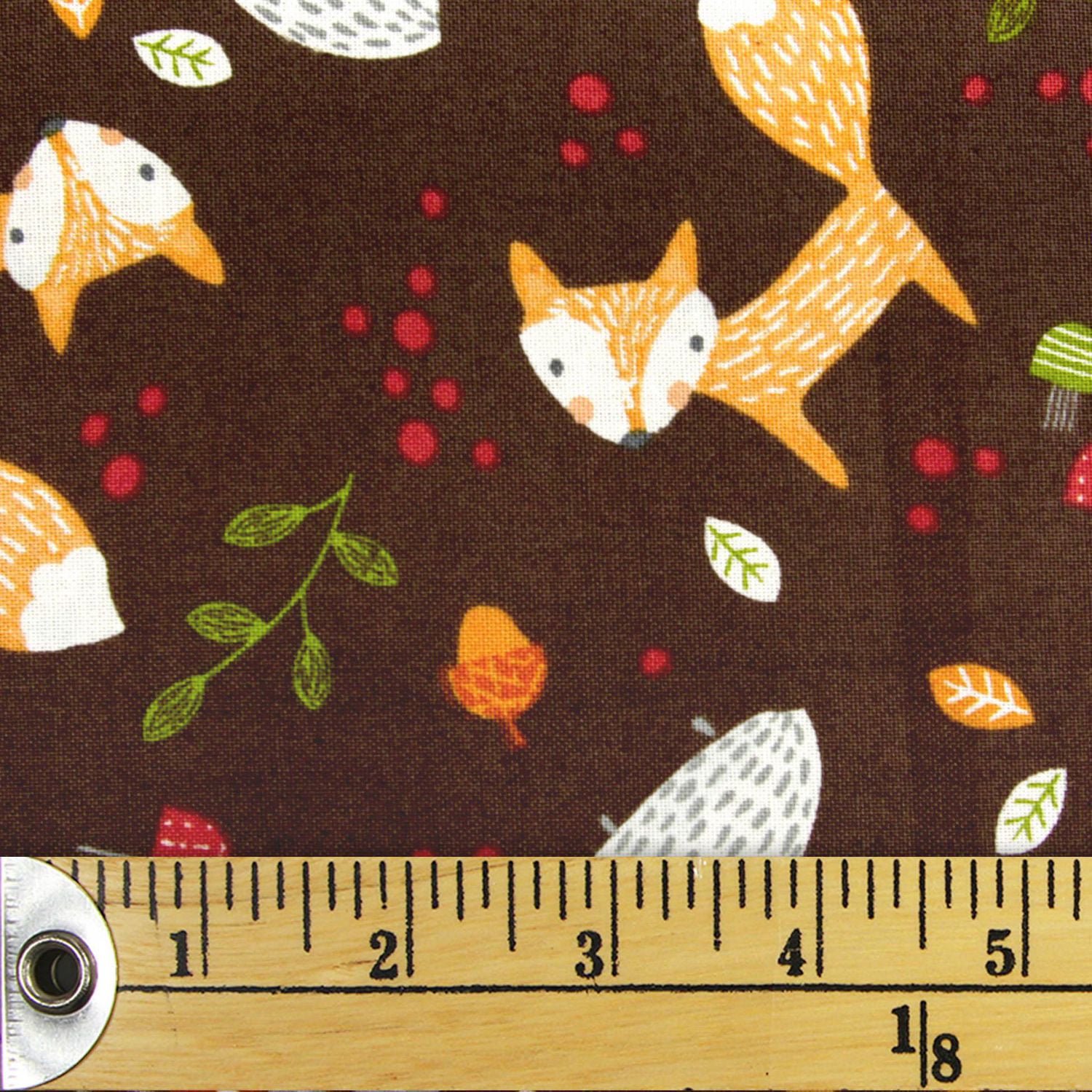 Click here for Fabric Creations Brown With Foxes  Hedgehogs And A... prices