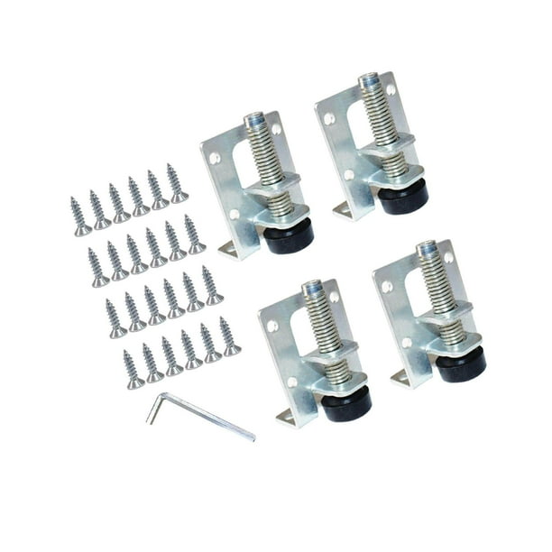 4 Pieces Furniture Leveler Legs Adjustable Supporting Feet Tables ...