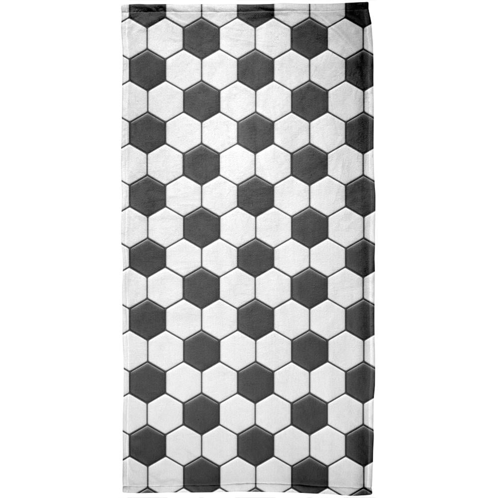 Soccer Ball All Over Beach Towel - Walmart.com