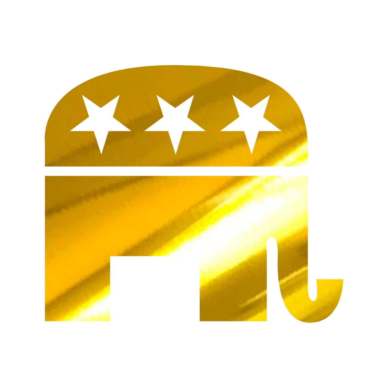 Republican Logo Sticker Decal Die Cut - Self Adhesive Vinyl ...