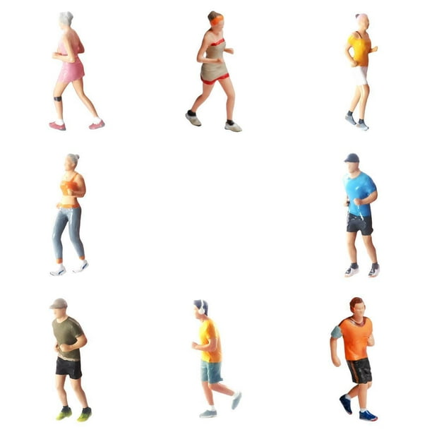Miniature People Figure, /87 People Figure Set Layout Diorama,Tiny ...