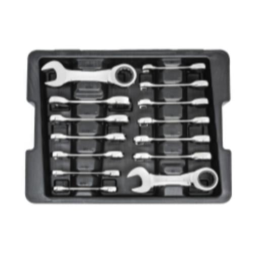 Gearwrench 85206 14pc Ratcheting Combination Stubby Wrench Set ... Gearwrench 85206 14pc Ratcheting Combination Stubby Wrench Set ...