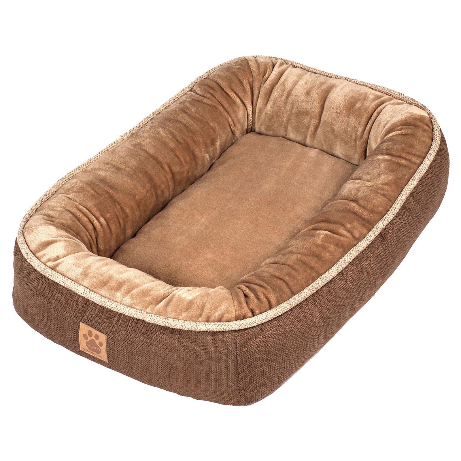 Precision Snoozzy Rustic Elegance Clamshell Pet Bed - Brown - Walmart.com