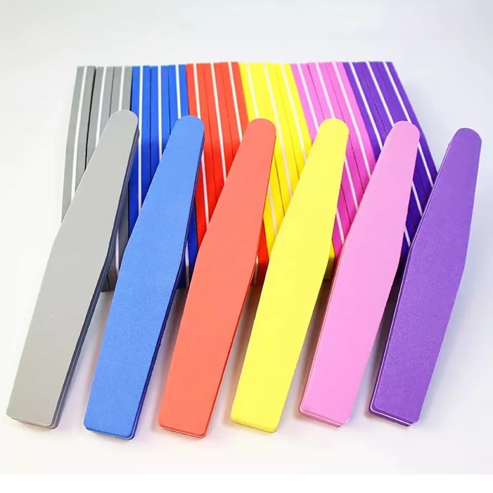 FCOGIN, Diamond Shaped 100/180 Double Sided Sponge Nail File and Buffer ...