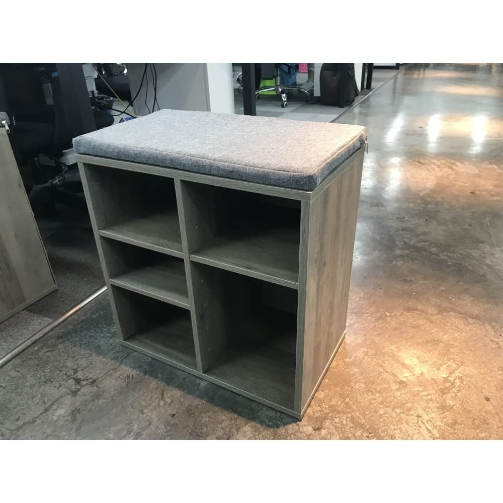 Shoe Storage Bench Cubby Organizer for Entryway, Shoe Bench Storage ...