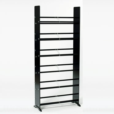 TransDeco Glass Multimedia CD/DVD Rack for 792 CD 552 DVD, Black ...