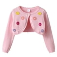 Agkizg Girls Fall Solid Color One Button Floral Cape Sweater, Long ...