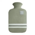 Hot Water Bottle 2 Liters With Lid Soft Fuzzy Hot Water Bottle For ...