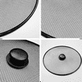 3Pcs Kitchen Mesh Splatter Screens, Frying Pan Oil Splash Guards, Sieve ...