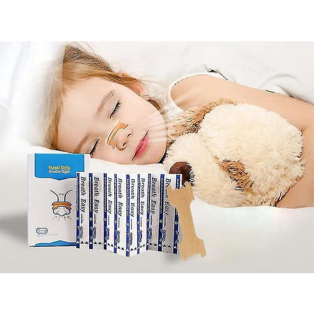 Parche nasal antironquidos de 100 piezas, tiras nasales para respirar ...