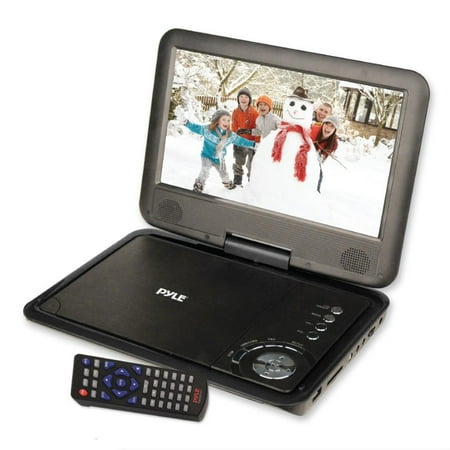 Pyle 9" Portable Multimedia Disc Player with Built-in rechrgable ...