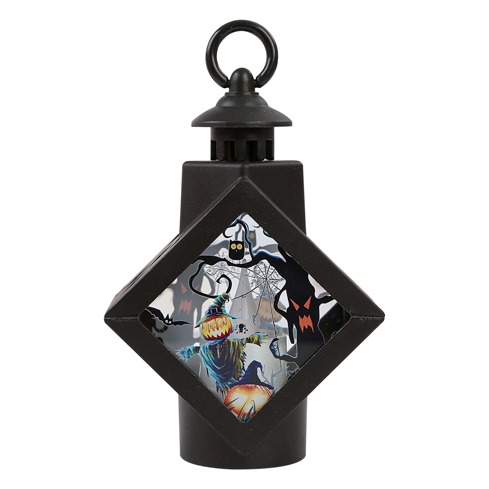 LSLJS Halloween Candle Lantern,Halloween Decorations Vintage LED Candle ...