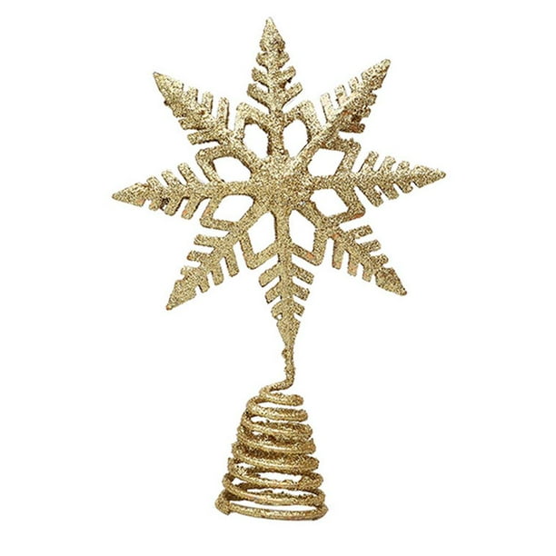 freestylehome Christmas Tree Topper Snowflake Tree Topper for Christmas ...