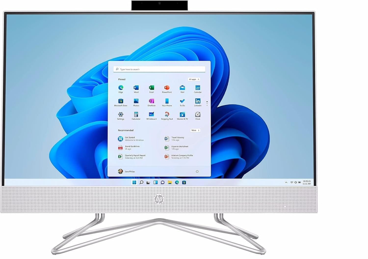 Open Box HP 22-dd0143w 21.5" FHD Pentium Silver J5040 2GHz Intel UHD ...