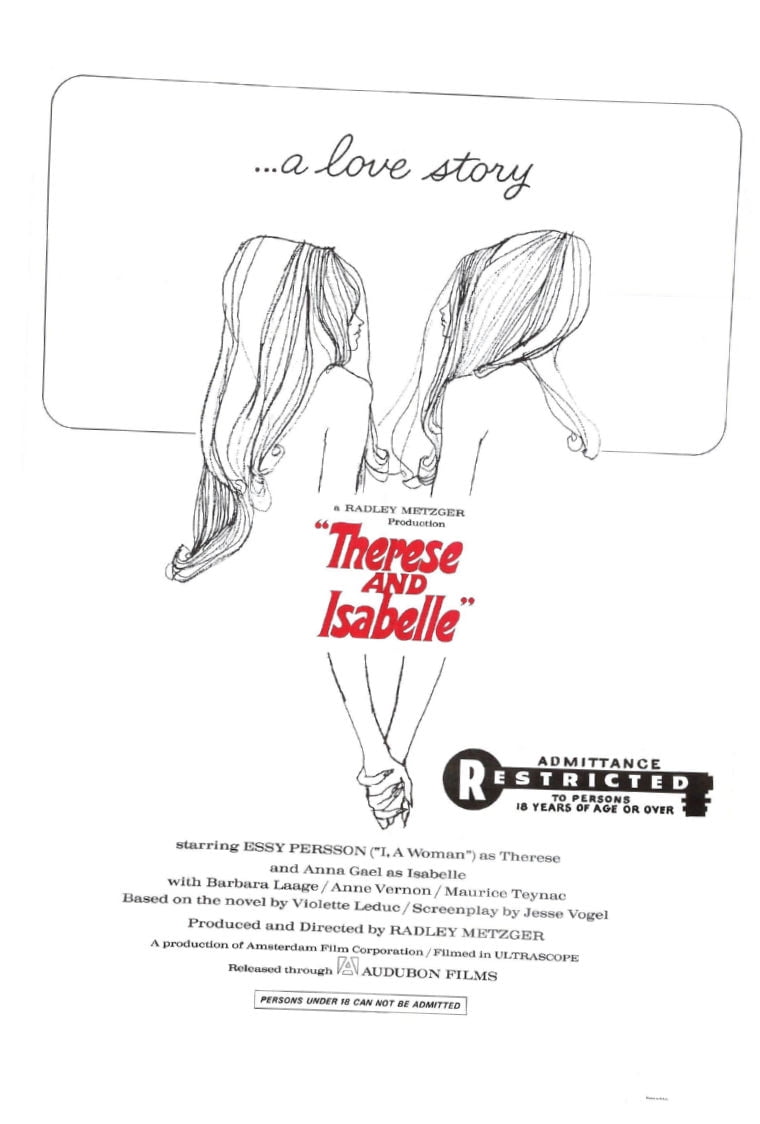 Therese And Isabelle Movie Poster 24in x36in Art Poster 24x36 Multi ...