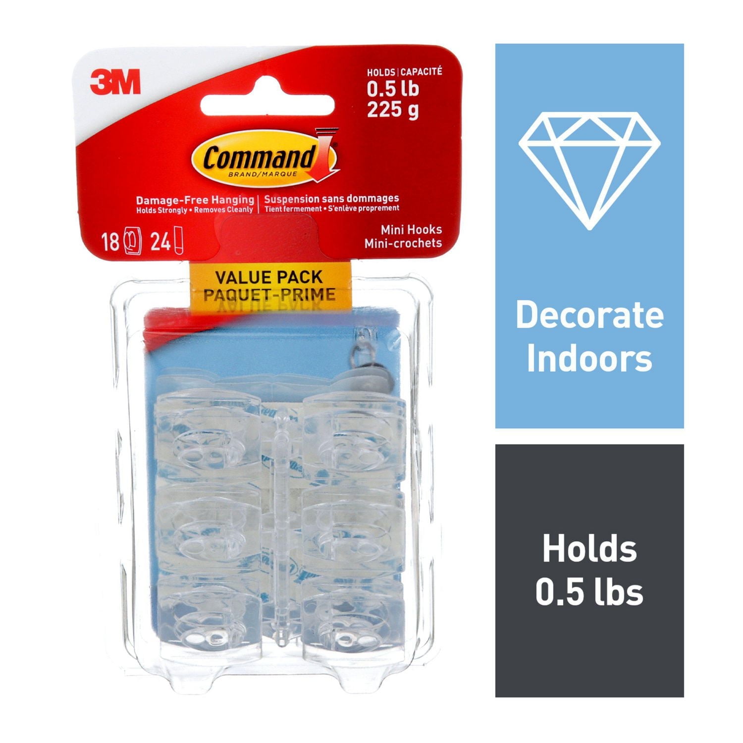 Click here for Command Mini Hook 17006clr  Clear Mini prices