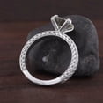 2Ct Round Cut Simulated Diamond Women's Engagement Gift Ring 14k White ...