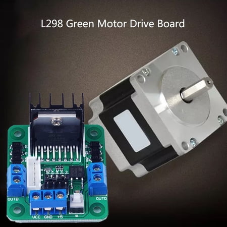 Newest Upgraded Green Board L298N Motor Drive Board / Stepper Motor, Dc ...