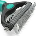 Ruff 'n Ruffus Double Sided Pet Rake Brush | Reduces Shedding + Free ...