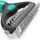 Ruff 'n Ruffus Double Sided Professional Grade Undercoat Pet Rake Brush ...
