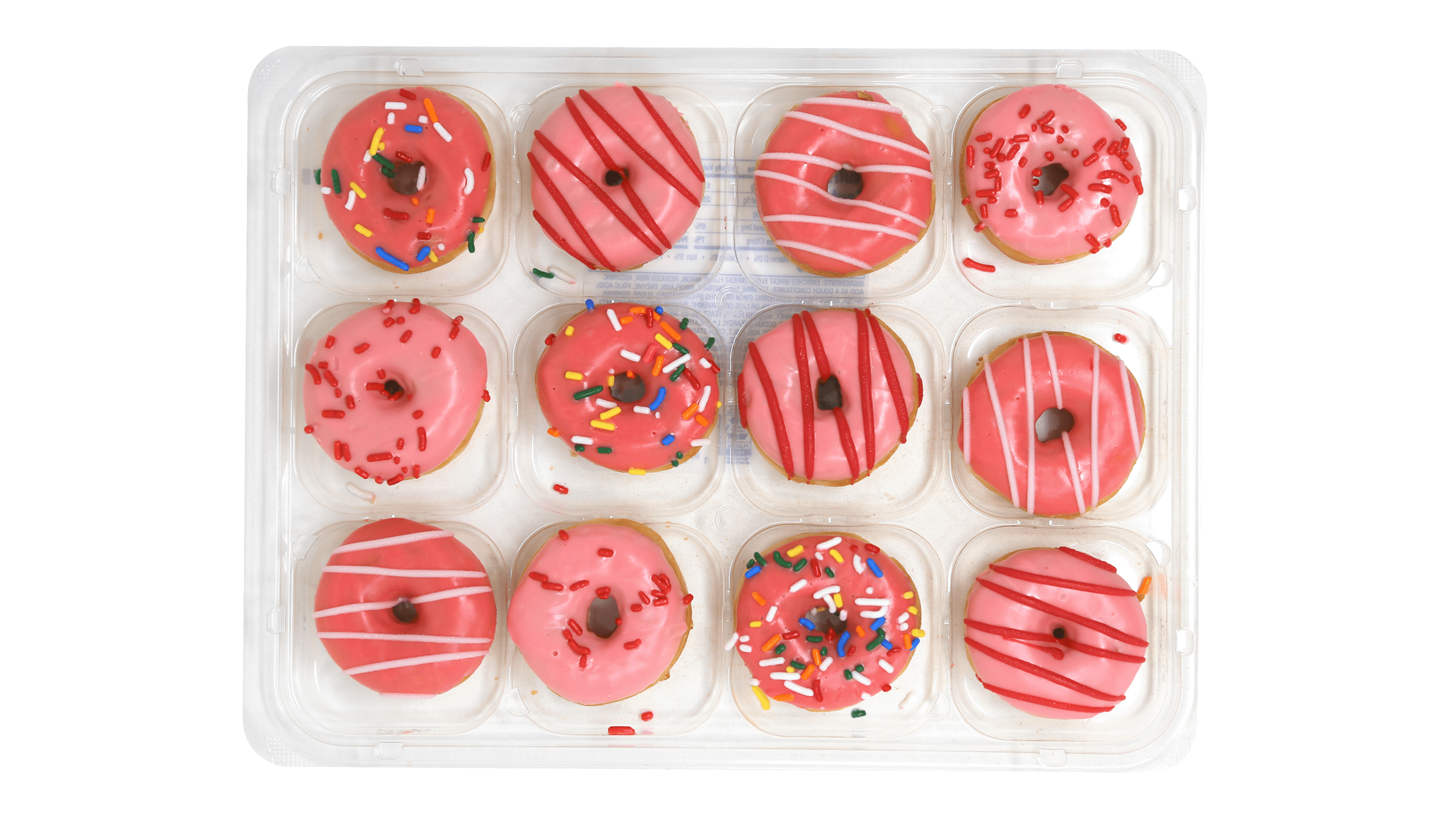 Freshness Guaranteed Strawberry Iced Mini Donuts, 8 oz, 12 Count ...