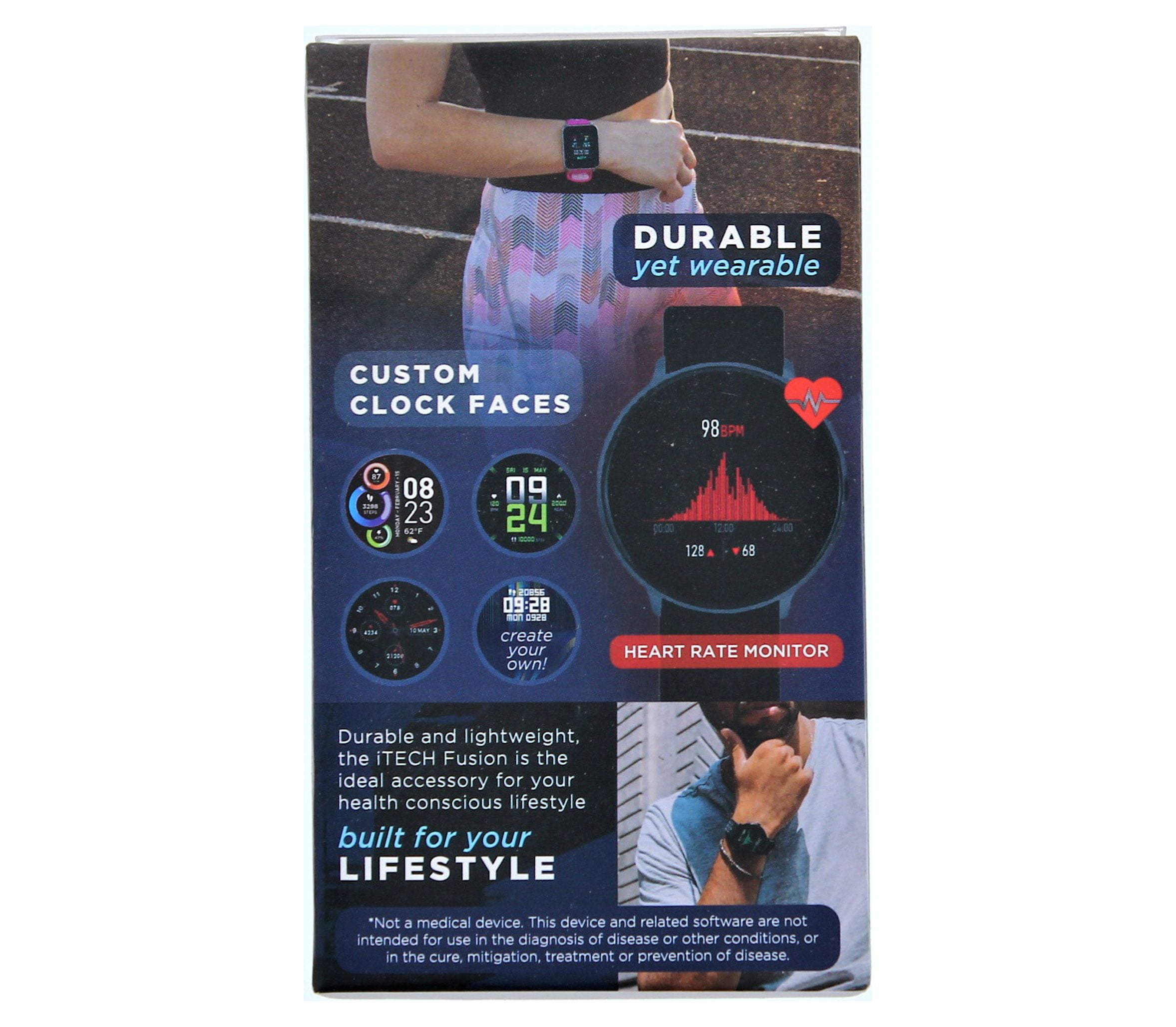 Itech Reloj Inteligente Unisex para Adultos Fusion 2R con Multideporte ...