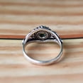 ELANZAA JEWELS- Yellow Citrine Ring Adjustable Silver Band Boho ...