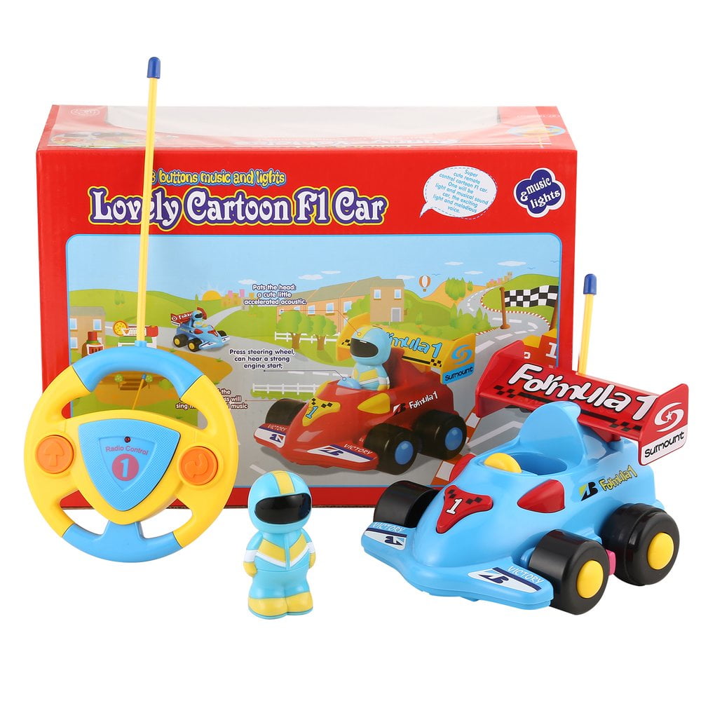 MAIF Remote Control Radio Control 2 Channels Cartoon F1 Racing Car ...