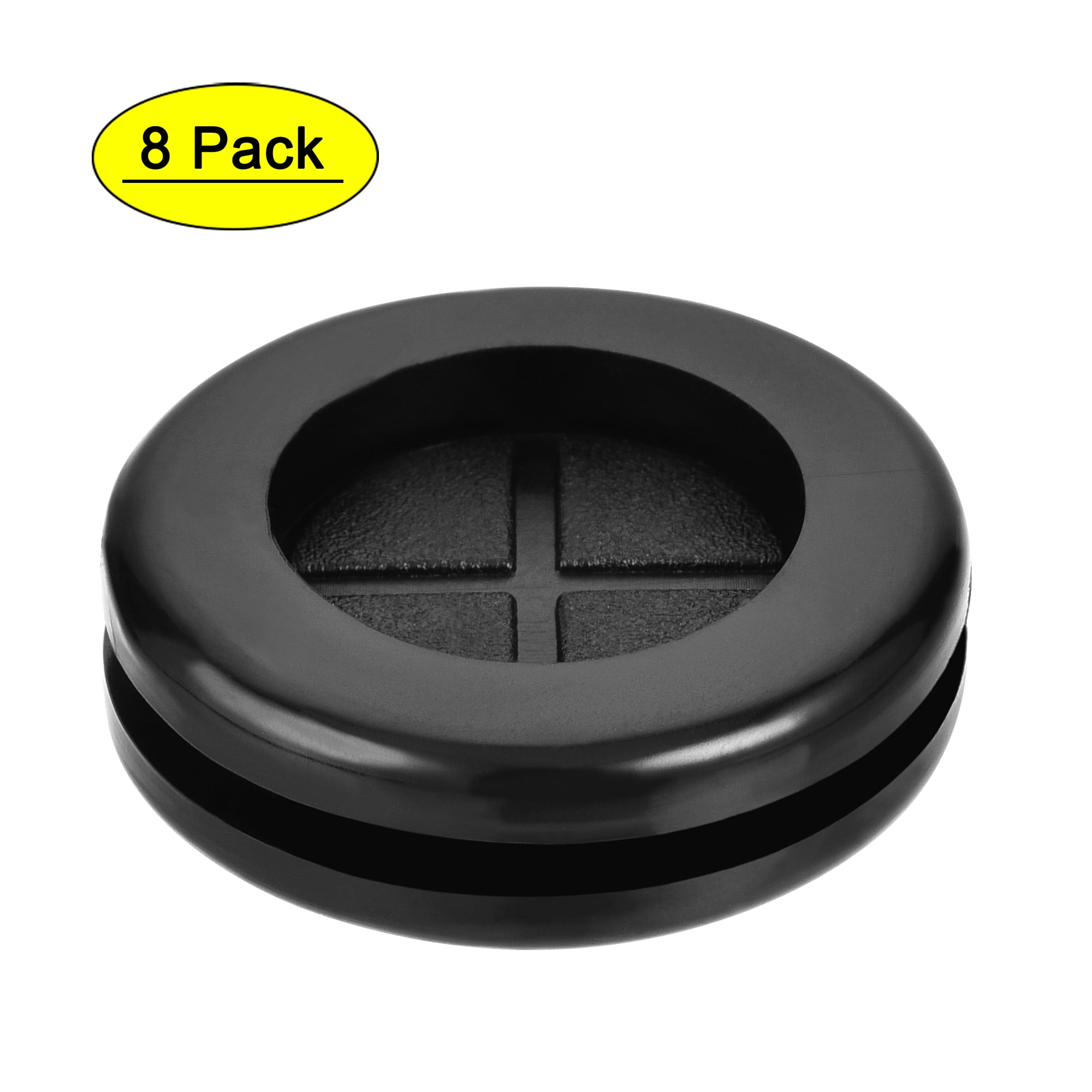Uxcell Rubber Grommet Round Double-Sided Mount Dia 25 mm for Wire ...