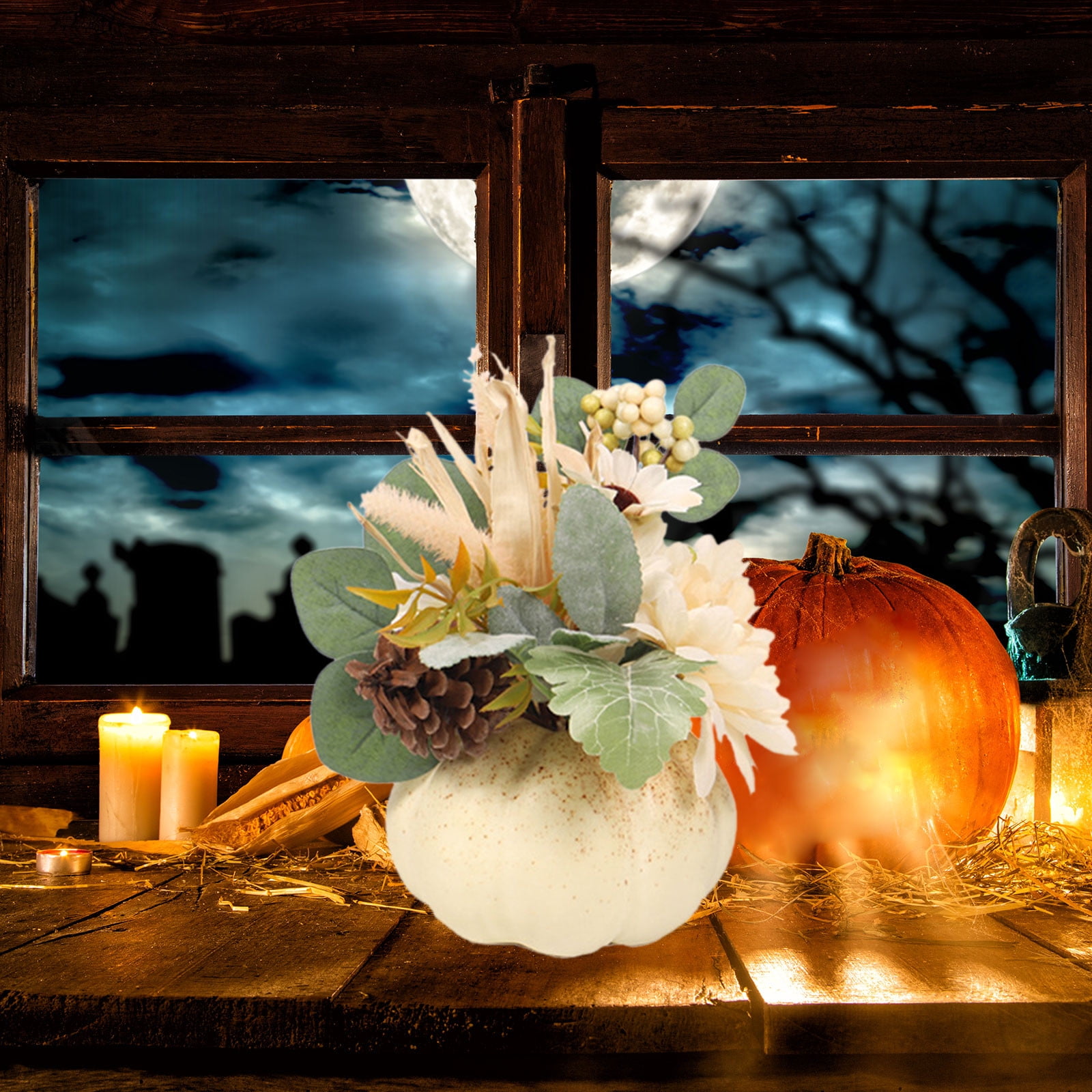 Click here for Amzcrzy Halloween Pumpkin Setting Halloween Pumpki... prices