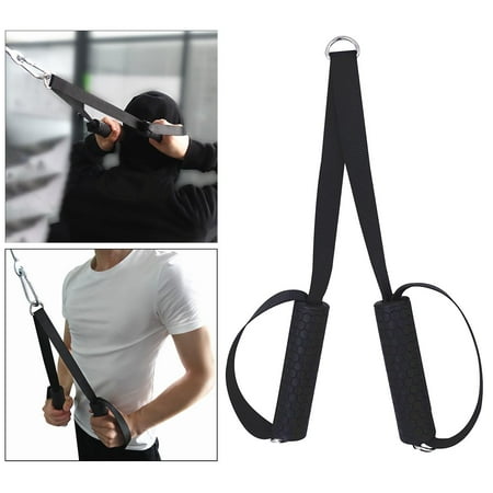 Ergonomic Tricep Bicep Rope Crunches Gym Cable Triceps Rope Pull Down ...