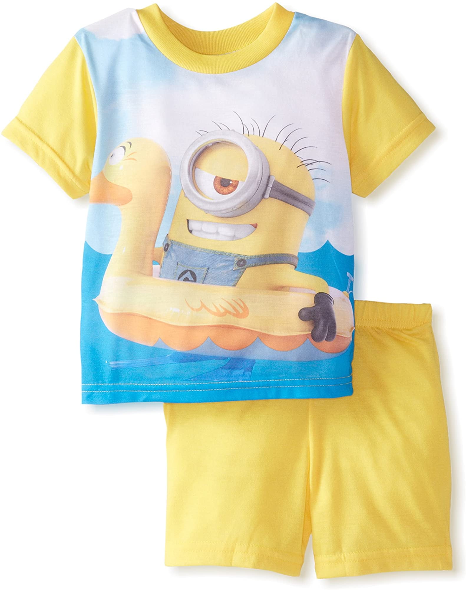 Despicable Me Boys 2 Minions Fun in The Sun Toddler Pajamas | Walmart ...