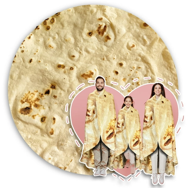 Tortilla Tacos Flannel Throw Blankets For Adult Kids 71 Inch - Walmart.com