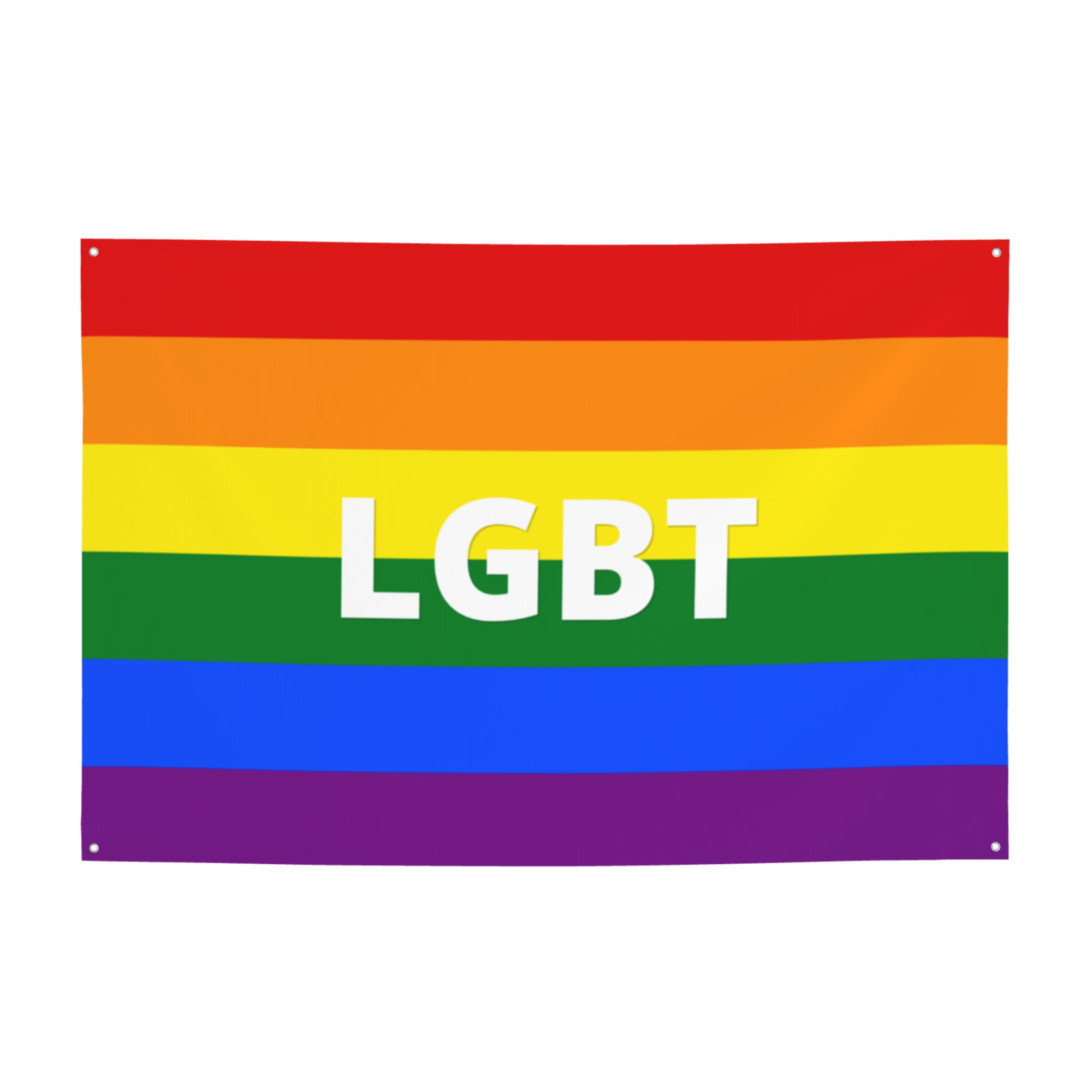 DouZhe Rainbow Lgbt Lesbian Sign Banner, Homosexual Pride Flag Hanging ...