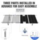 Eco-worthy Adjustable Alloy Mounting Brackets Kit System for 400w Solar ...