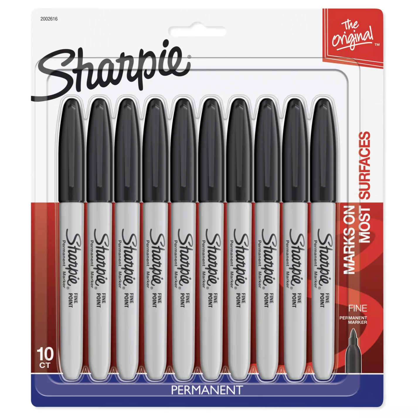 Sharpie Permanent Markers Fine Point Black Ink 10 Count 1 Sharpie Sharpie Permanent Markers Fine Point Black Ink 10 Count 1 Sharpie