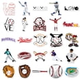 Baseball Graffiti Sports Stickers Set - 50 Pieces Self - Adhesive ...