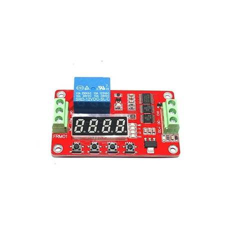 FRM01 DC 12V 1 Channel Multifunction Relay Module Loop Delay Timer Switch | Walmart Canada