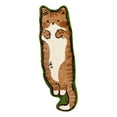 DOMELAY Cat Bedroom Mat Cute Non Slip Animal Shaped Rug for Bedroom ...