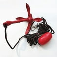 Red 3.5lb Boat Anchor Folding Grapnel Anchor High Performance Easy Use ...