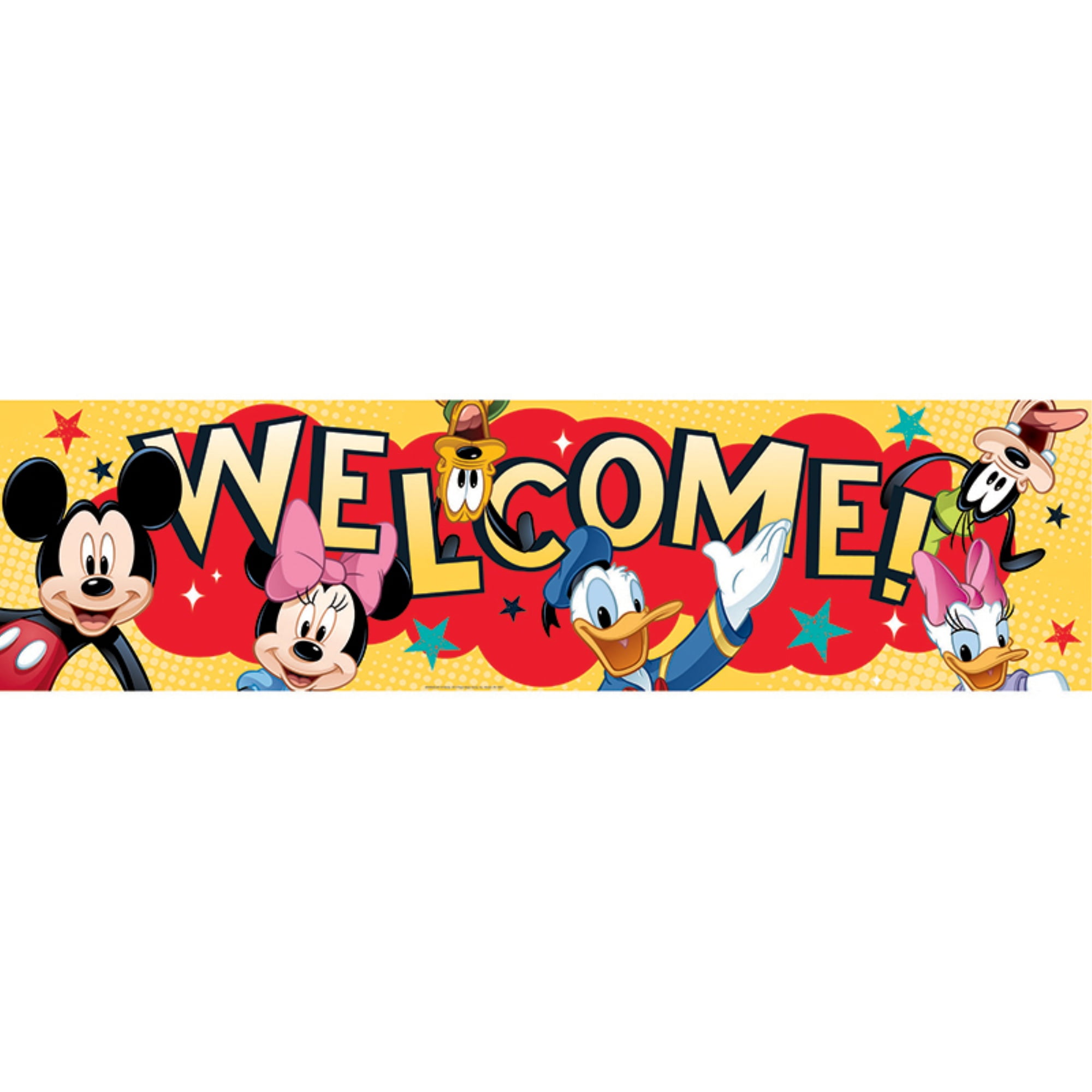 Mickey Welcome Classroom Banner | Bundle of 5 - Walmart.com
