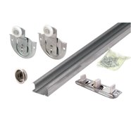 Sill Track for Sliding Doors, Snap-in, Stainless Steel - 72 in Long ...