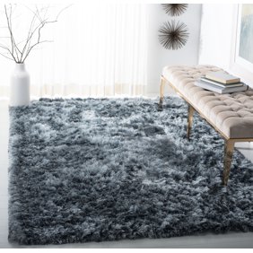 Super Area Rugs, Cozy Plush Solid Gray Shag Rug , 2' x 3' - Walmart.com