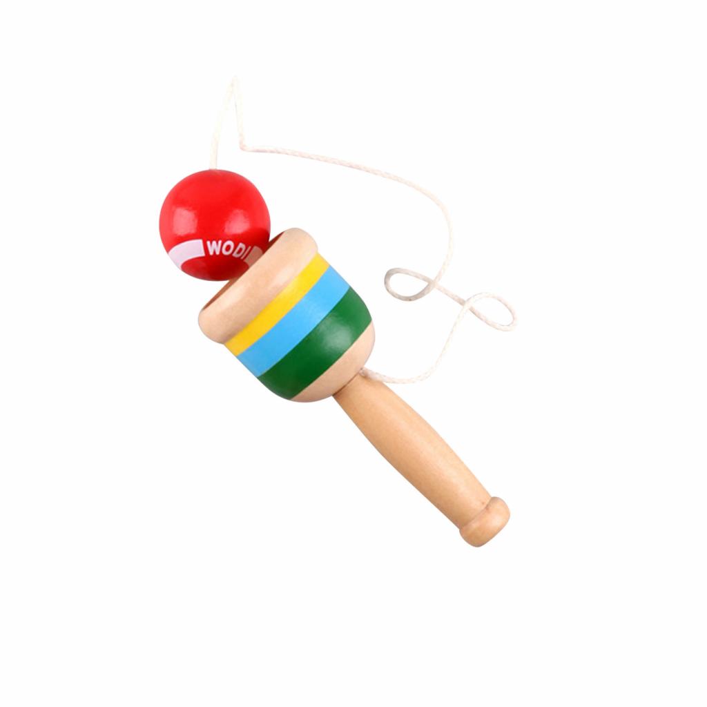 Kayannuo Toys Details Wooden Child Skill Cup Kendama Ball Balance Game ...