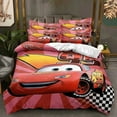Cartoon Cars Bedding Set Lightning McQueen Duvet Cover Boy's Bedclothes ...